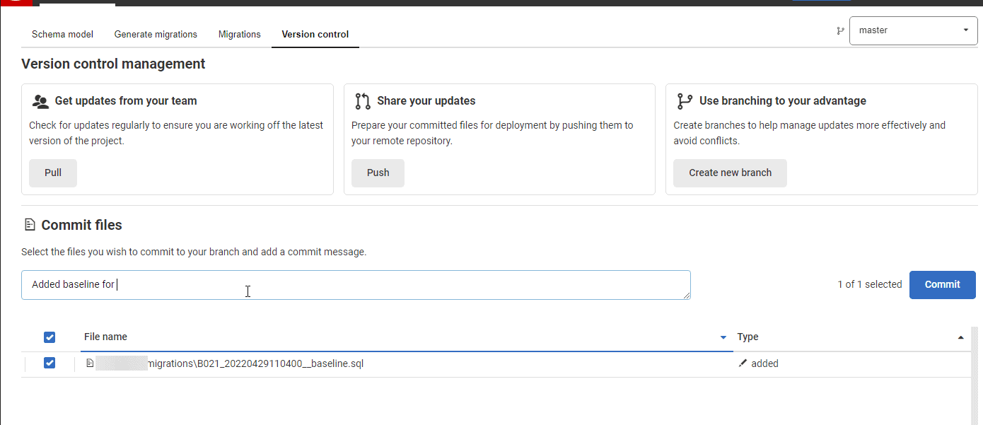 Re Baselining A Database Using Flyway Desktop Redgate