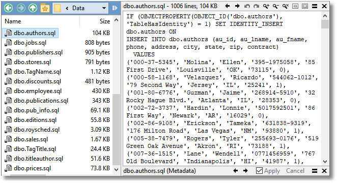 Managing Datasets For Database Development Work Using Flyway Redgate