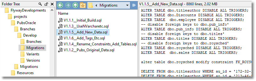 Recording What's Changed when Running Oracle Migrations with Flyway | Redgate