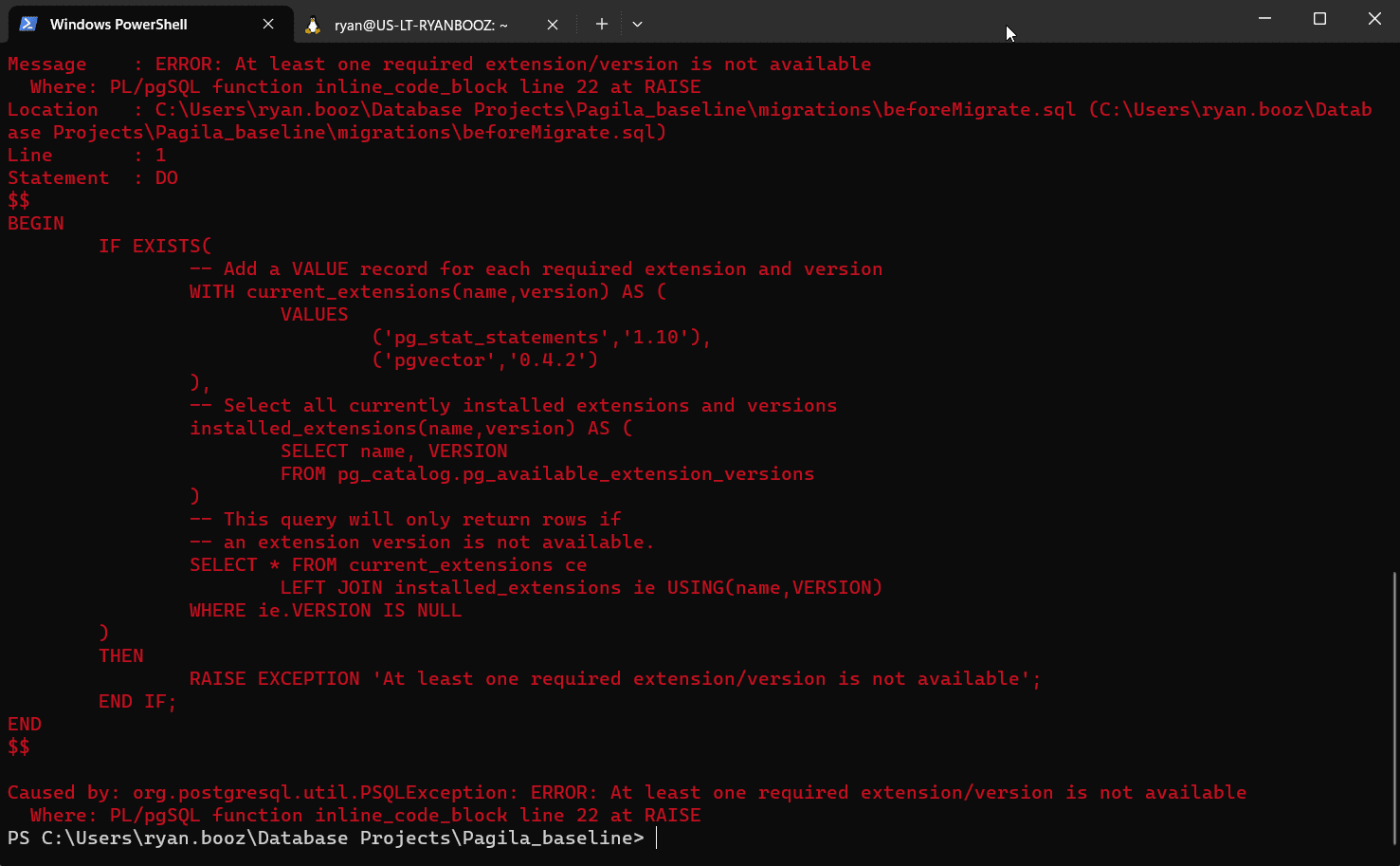 Managing Postgresql Extensions Using Flyway Redgate