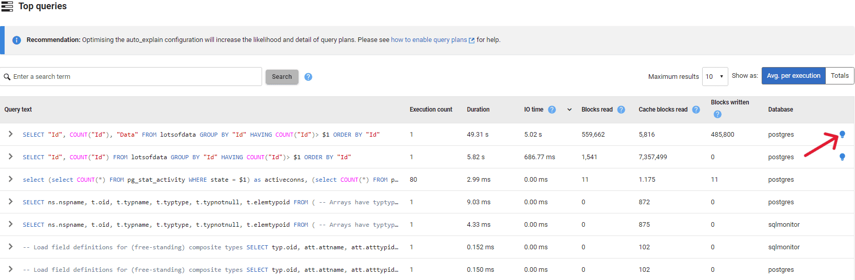 Postgresql Spill To Disk Recommendations In Redgate Monitor Redgate