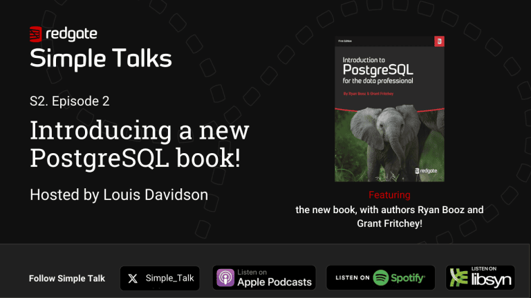 Redgate's new PostgreSQL book is now available for free download | Redgate