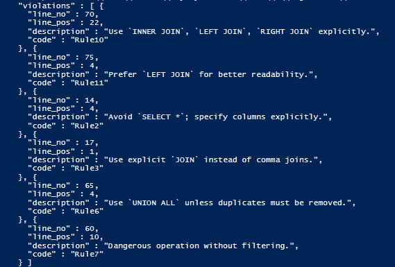 Getting Started With Flyway Sql Code Analysis Rules Redgate
