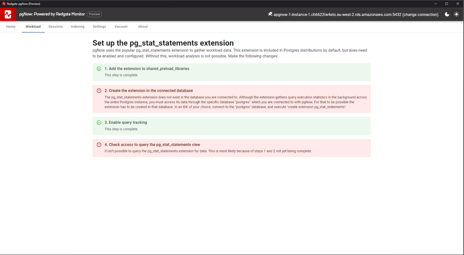 Configuring Amazon Aurora Postgresql For Redgate Pgnow Activity Monitoring Redgate